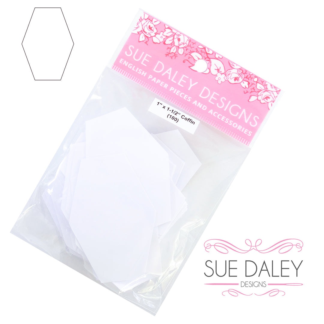 English Paper Piecing Sue Daley Designs - Coffin – QSQuilting