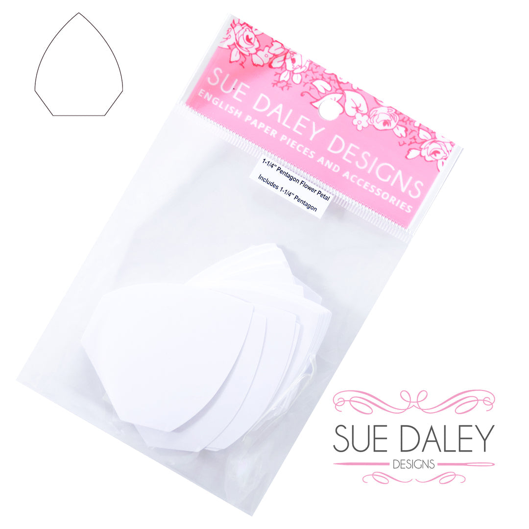English Paper Piecing Sue Daley Designs - Pentagon Flower – QSQuilting